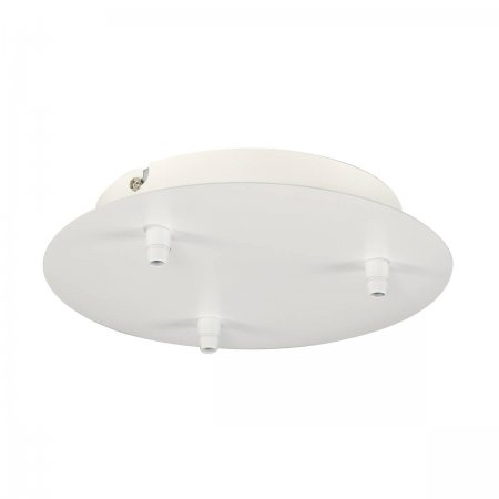 SLV No. 132611 Deckenrosette 3 Ausgänge rund weiss inkl ...