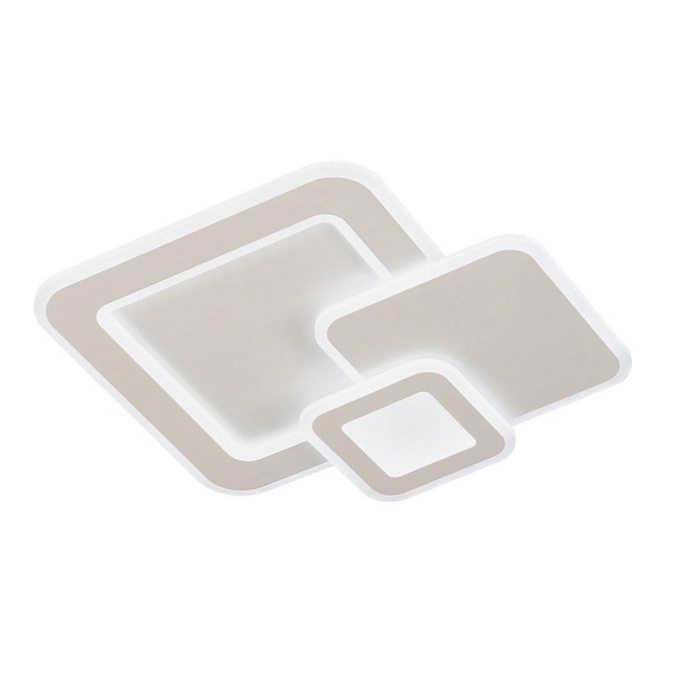 Fischer & Honsel 21457 LED Deckenleuchte Joster eckig weiss CCT ...