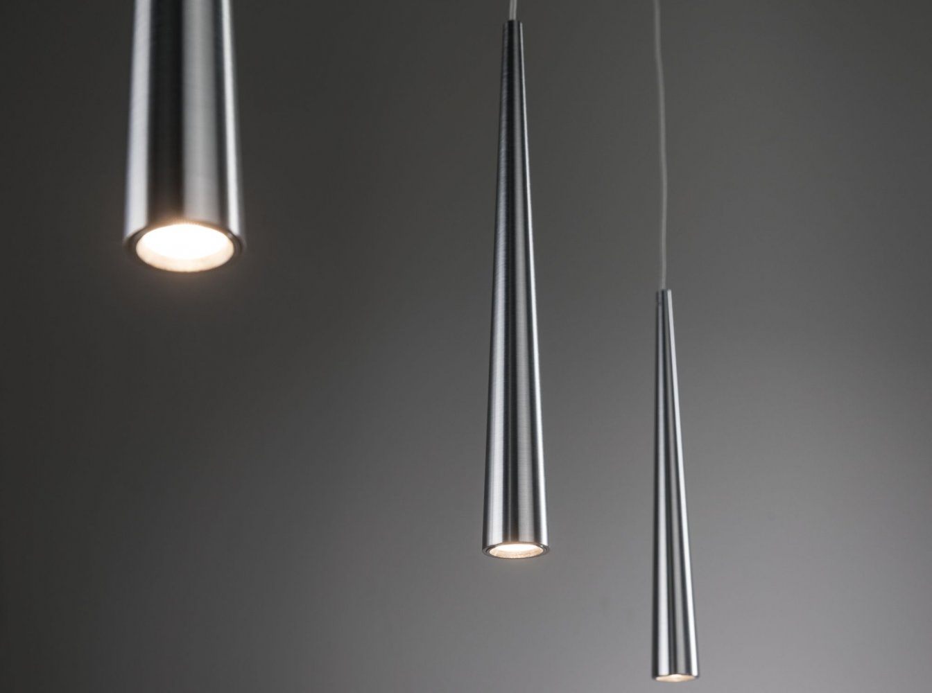 Paulmann No 70930 LED Pendelleuchte 3 flammig Gutta Alu geb 252 rstet 