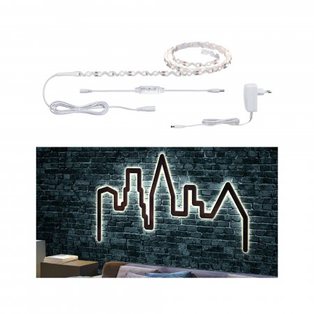 Paulmann No. 78961 FlexLED Stripe 3D Set 1,5m Warmweiß 5W Weiß ...