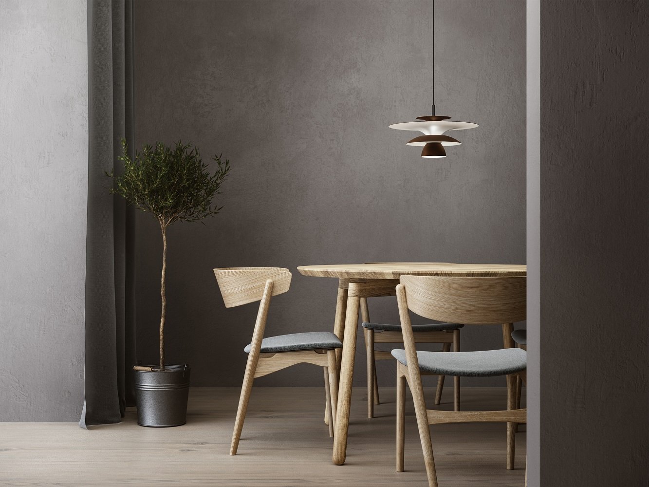 Belid Picasso Pendelleuchte 38cm oxid braun G9 --> Leuchten & Lampen ...