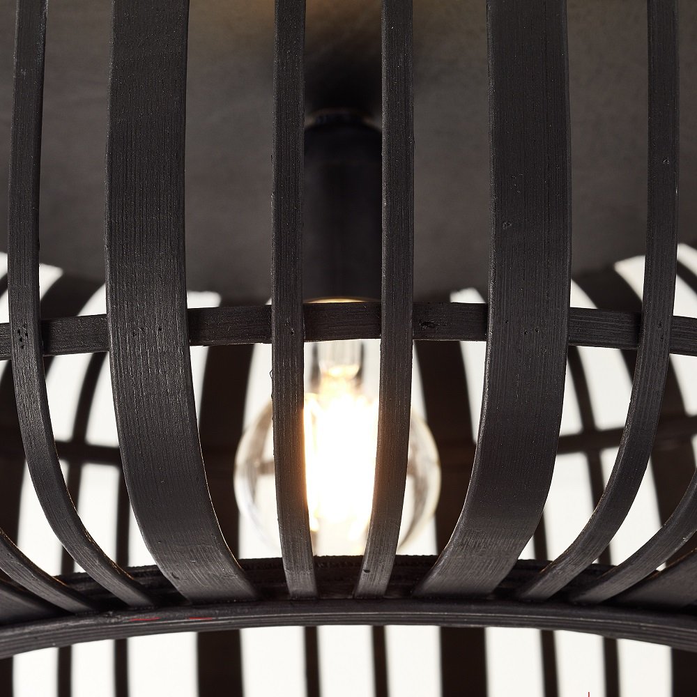 Brilliant AG Leuchten 99405-76 Woodrow Deckenleuchte 51cm holz dunkel ...