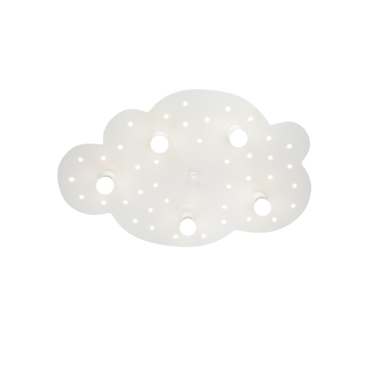 Elobra No. 126295 Deckenleuchte Wolke 5-flammig weiß --> Leuchten ...