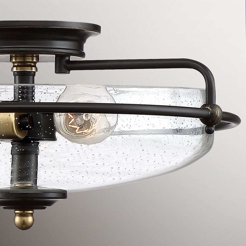 Elstead Lighting Griffin Deckenleuchte Bronze Glas klar --> Leuchten ...
