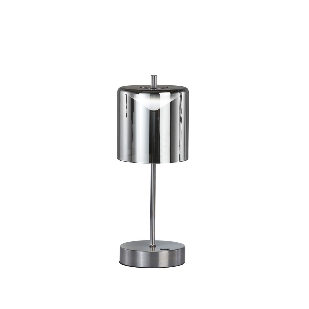 FHL easy 850347 LED Akku Tischleuchte Riva nickelfarben rauchfarben CCT ...