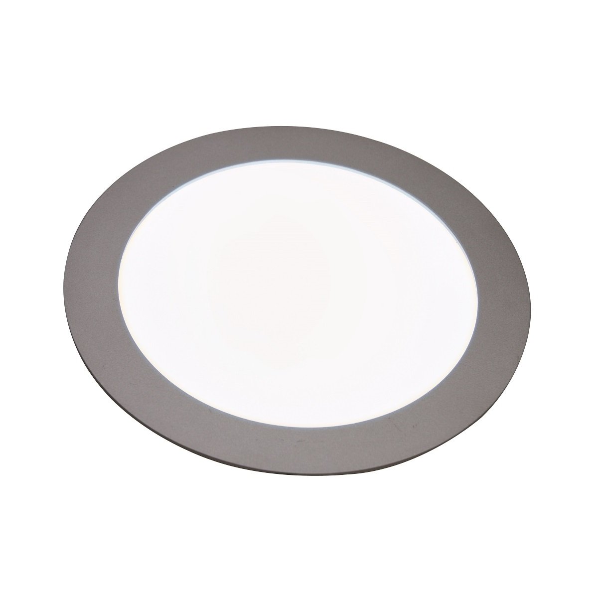 Heitronic Nr. 27639-HE LED Panel Toulouse 145mm Rund 6000K silber ...