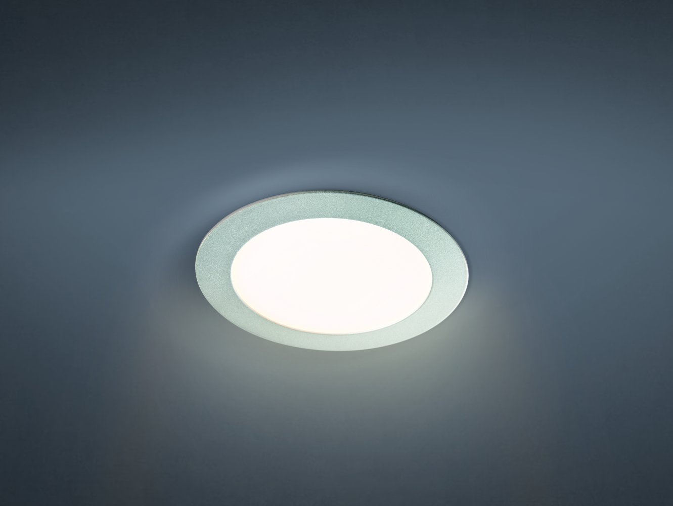 Heitronic Nr. 500159-HE LED Panel Lyon dimmbar 12W Rund silber ...