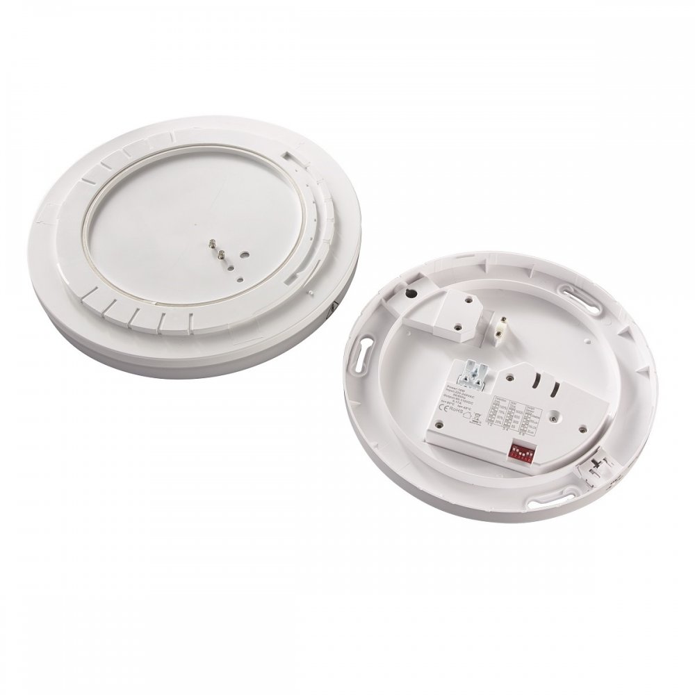 Heitronic Nr. 500639-HE LED Wand- und Deckenleuchte Pronto PIR rund ...