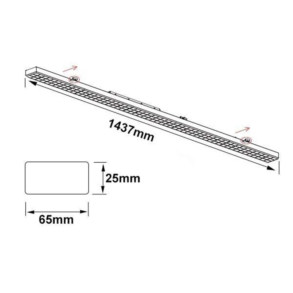 ISOLED 115243 LED FastFix Linearsystem S Modul 5000K DALI dimmbar ...