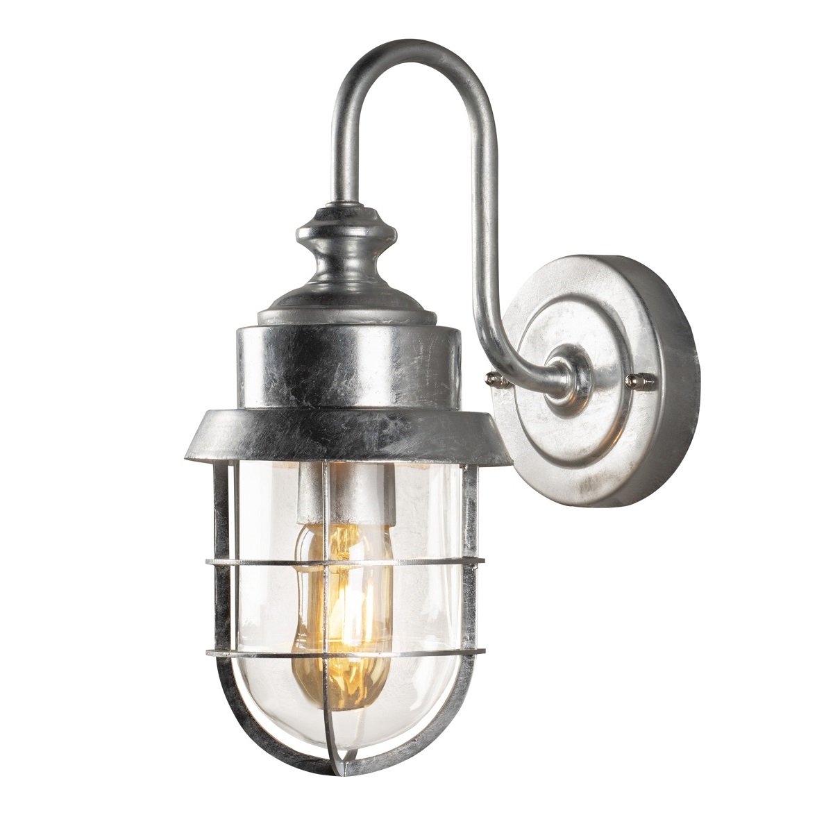 KONSTSMIDE 7351-320 Aussenwandleuchte Cerignola E27 galvanisiert --> Leuchten & Lampen online ...