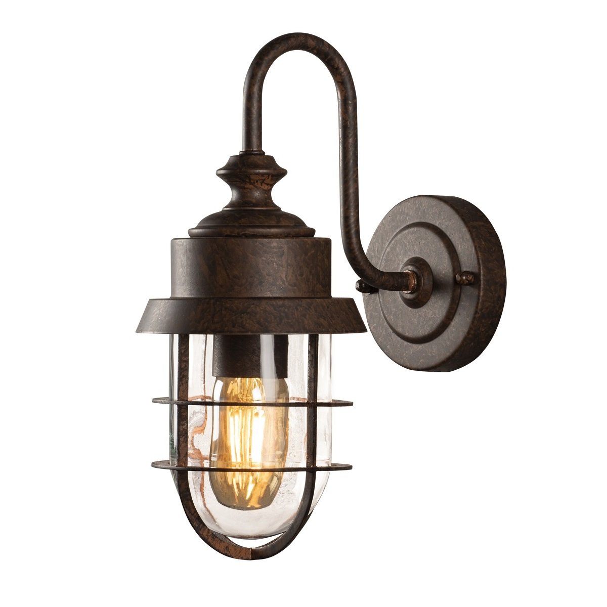 KONSTSMIDE 7351-970 Aussenwandleuchte Cerignola rostfarben IP44 ...