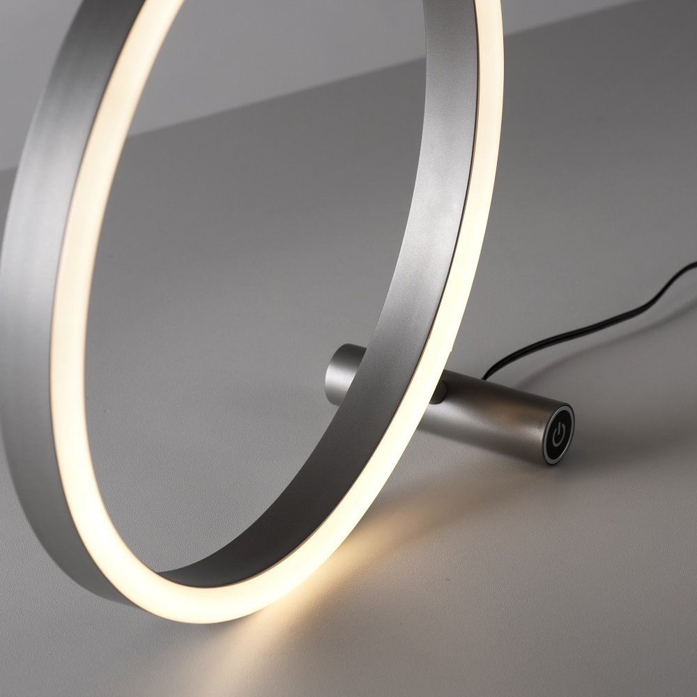 Leuchten Direkt 15390-95 RITUS LED Tischleuchte Aluminium rund ...