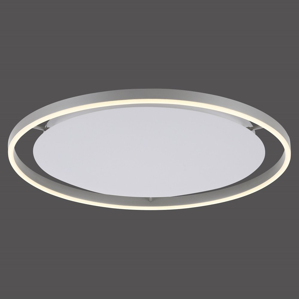 Leuchten Direkt 15392-95 RITUS LED Deckenleuchte Aluminium rund 60cm ...