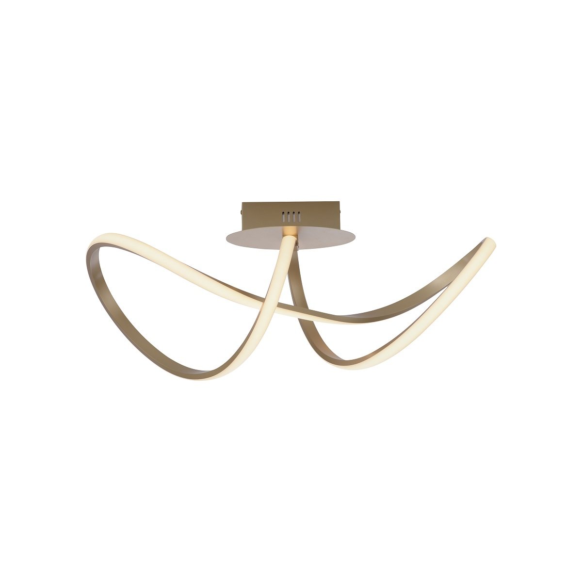 Leuchten Direkt 15403-60 LED Deckenleuchte Maria messing matt ...