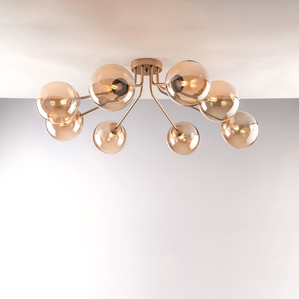 Luce Design Neptun 9120 PL8 GO Deckenleuchte 8-flammig ECO Light ...