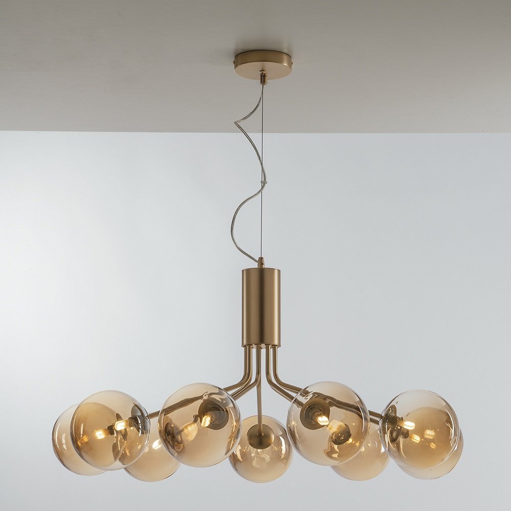 Luce Design Neptun 9120 S9 GO Pendelleuchte 9-flammig ECO Light ...