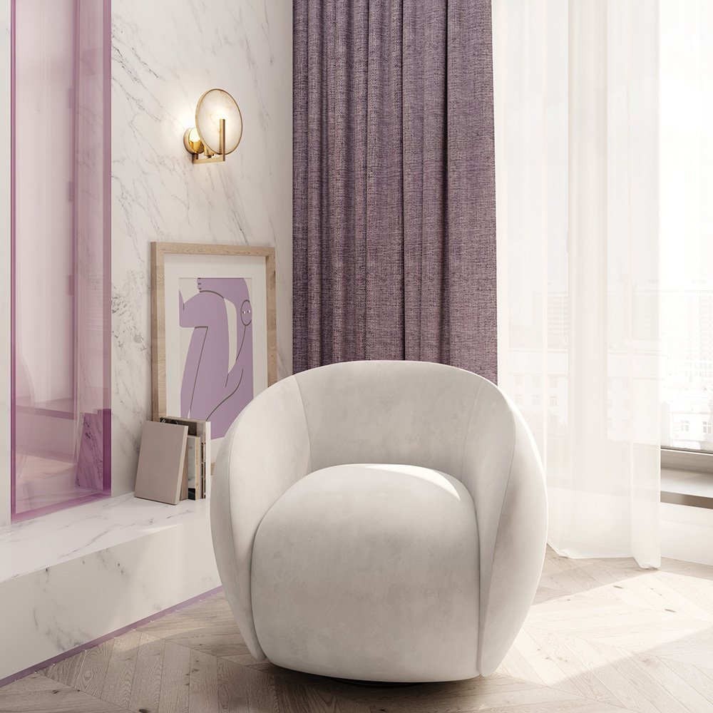 Maytoni Wandleuchte Marmo gold Naturstein marmor rund --> Leuchten & Lampen online kaufen im ...