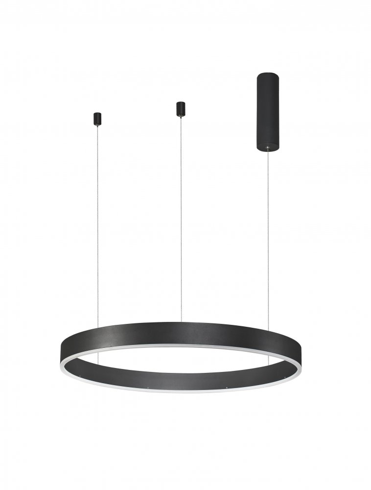Nova Luce 9530212 MOTIF LED Pendelleuchte 60cm CCT 2700-6000K Schwarz ...