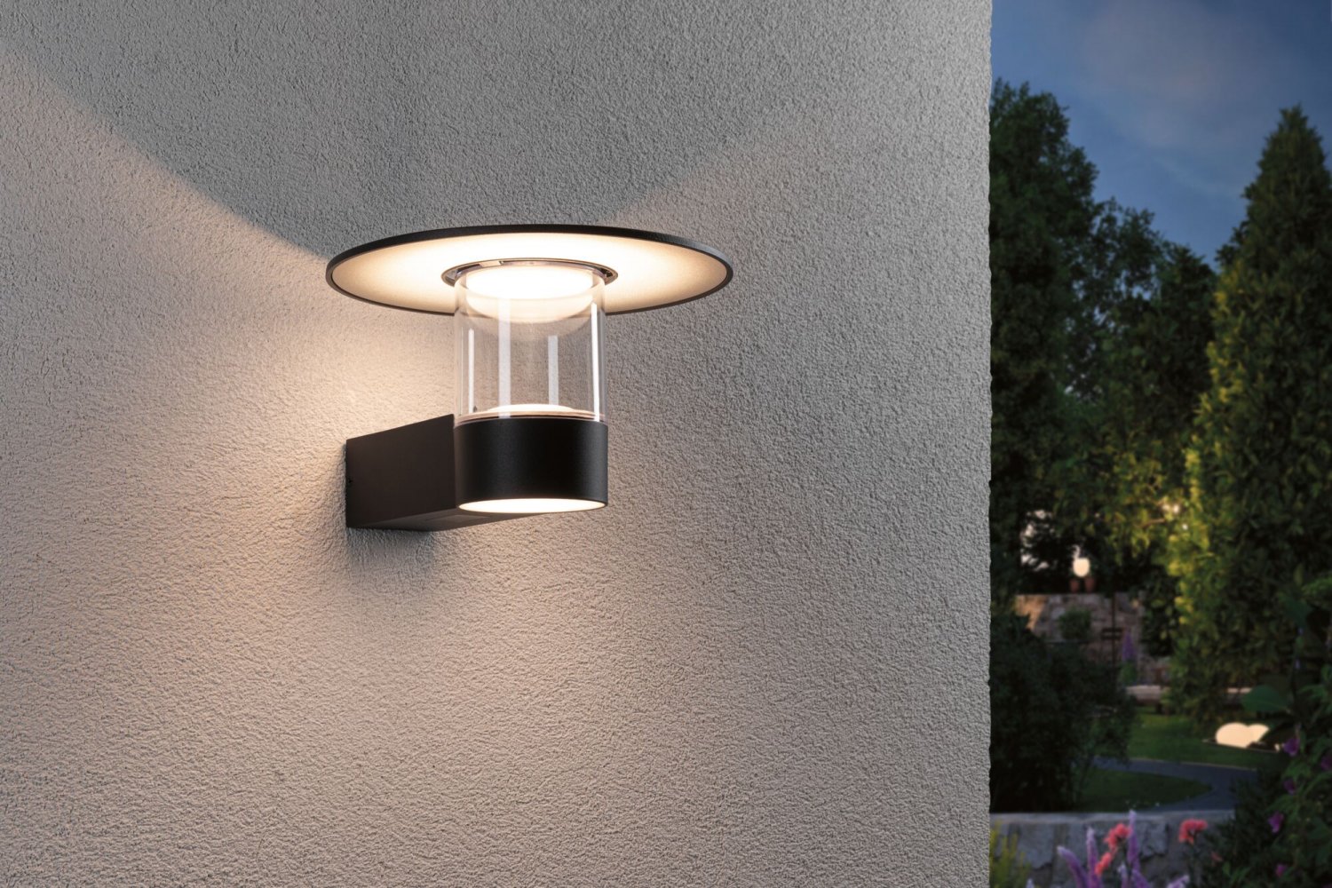 Paulmann 94834 LED Aussenwandleuchte Sienna Bewegungsmelder IP44 3000K ...