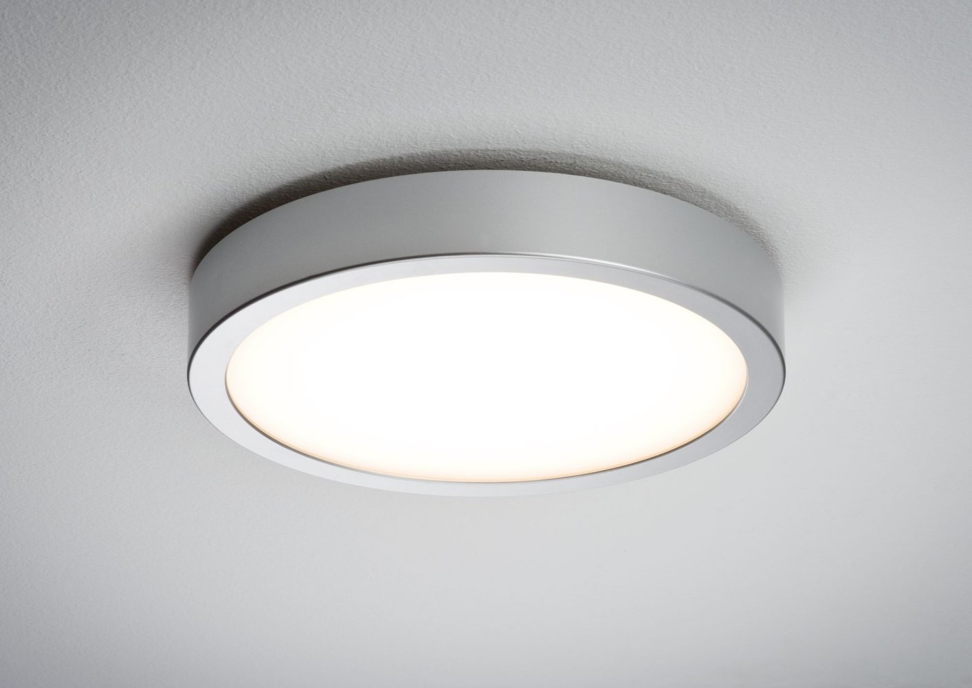 Paulmann No. 70654 Deckenleuchte Lunar LED Panel 225mm Chrom matt, Alu ...