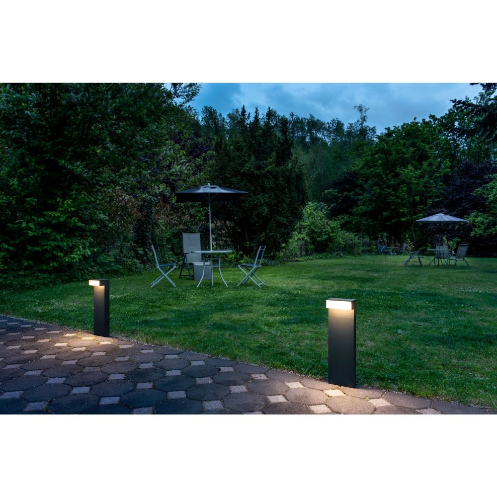 SLV 1003537 L-LINE OUT 50 FL Pole Outdoor LED Stehleuchte anthrazit CCT ...