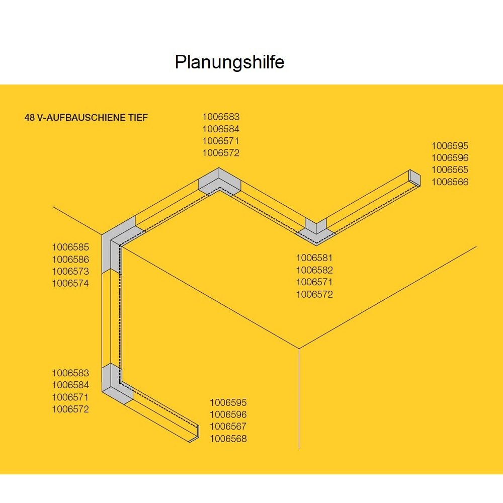 SLV 1006549 48V Track Aufbauschiene 1m schwarz tief --> Leuchten & Lampen online kaufen im Shop ...
