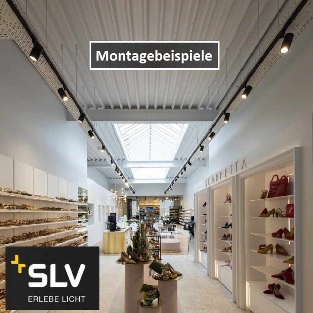 SLV No. 145530 EUTRAC Mitteleinspeiser schwarz --> Leuchten & Lampen ...