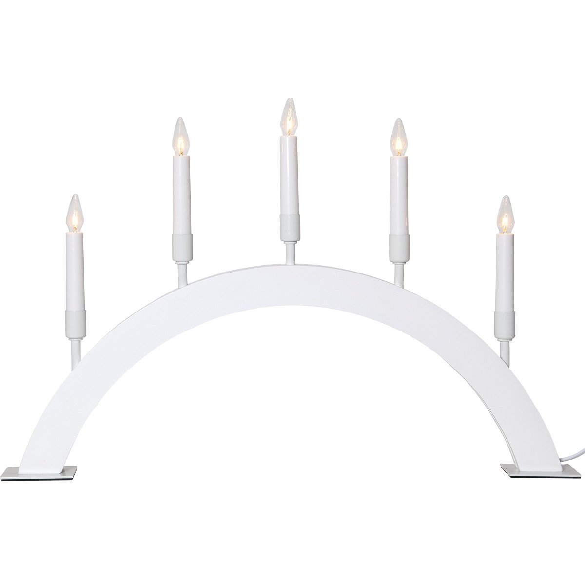 Star Trading Fensterleuchter Vind Bogen 5-flammig weiß --> Leuchten ...